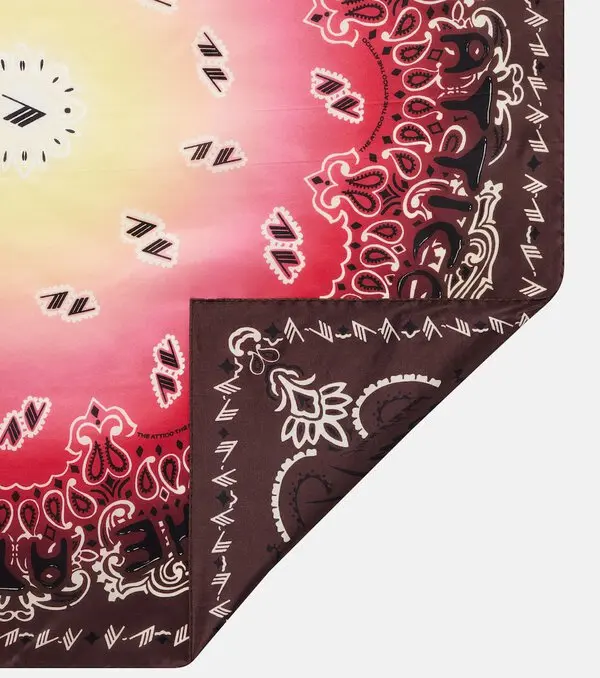 Attico Printed Silk Scarf