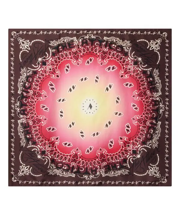 Attico Printed Silk Scarf - Multicoloured