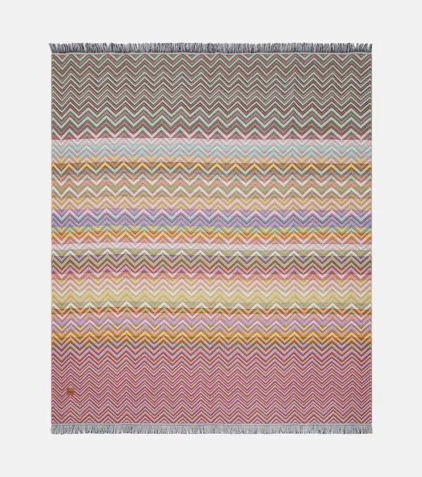 Missoni Antwan Fringed Wool-blend Throw