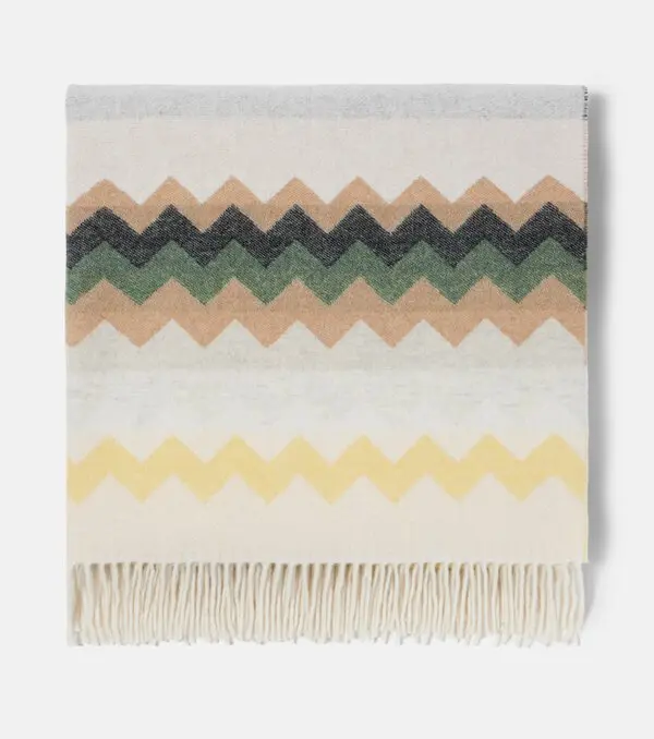 Missoni Clifford Zigzag Wool-blend Throw - Multicoloured