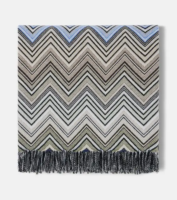 Missoni Perseo Zigzag Wool And Cashmere Throw - Multicoloured
