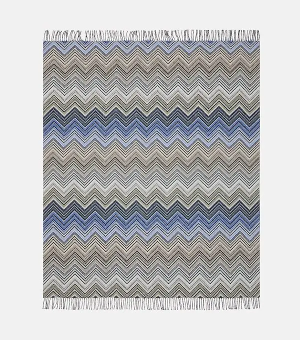 Missoni Perseo Zigzag Wool And Cashmere Throw