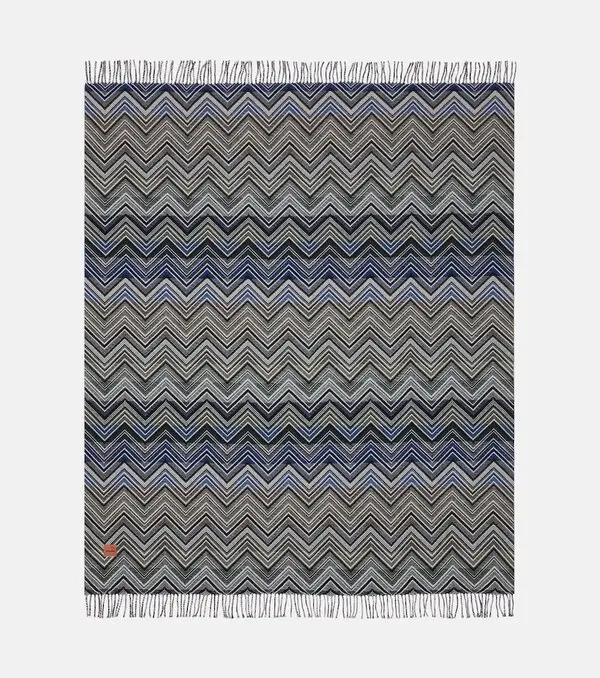 Missoni Perseo Zigzag Wool And Cashmere Throw