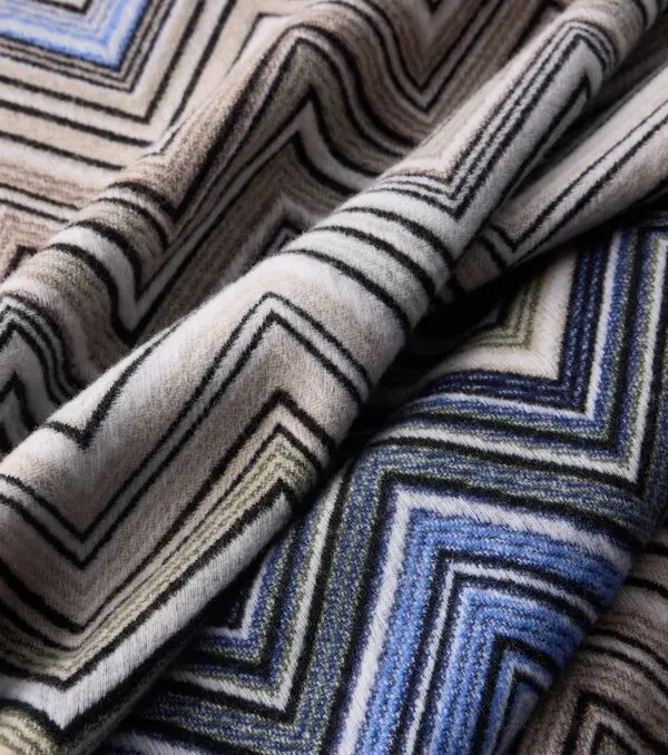 Missoni Perseo Zigzag Wool And Cashmere Throw - Multicoloured