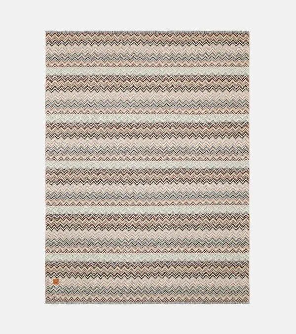 Missoni Zigzag Cotton And Wool-blend Blanket