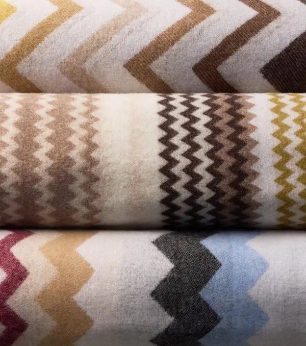 Missoni Humbert Zigzag Wool-blend Throw - Multicoloured
