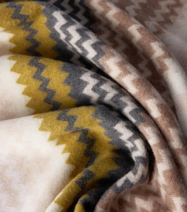 Missoni Humbert Zigzag Wool-blend Throw - Multicoloured