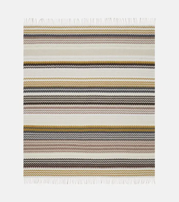 Missoni Humbert Zigzag Wool-blend Throw - Multicoloured