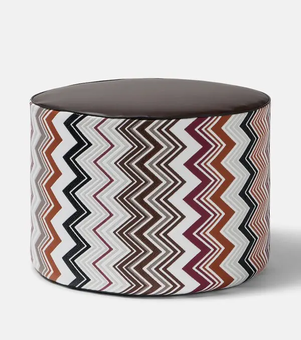 Missoni Shanghai Zigzag Outdoor Stool - Brown