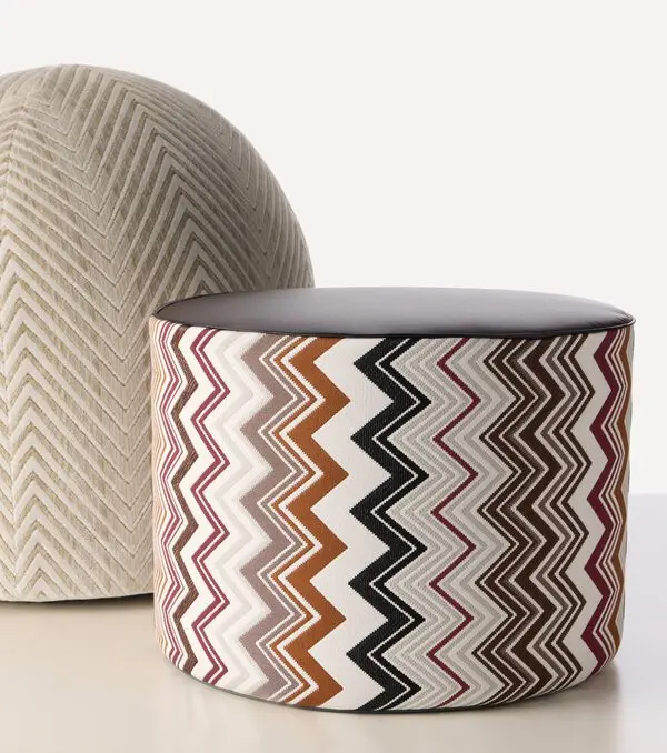 Missoni Shanghai Zigzag Outdoor Stool