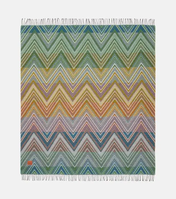 Missoni Plume Zig Zag Wool-blend Throw