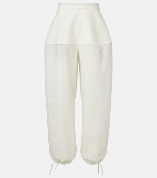 RÓHE Virgin Wool Balloon Pants - White