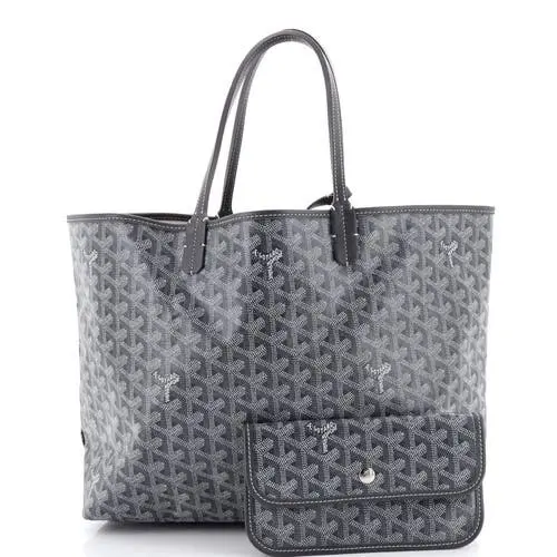 Goyard Saint Louis Tote Coated Canvas Pm - Grey