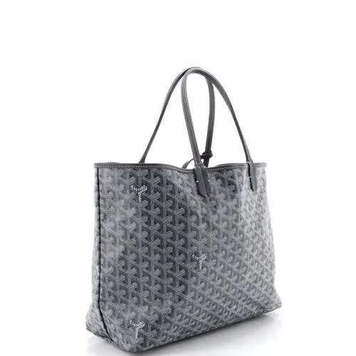 Goyard Saint Louis Tote Coated Canvas Pm - Grey