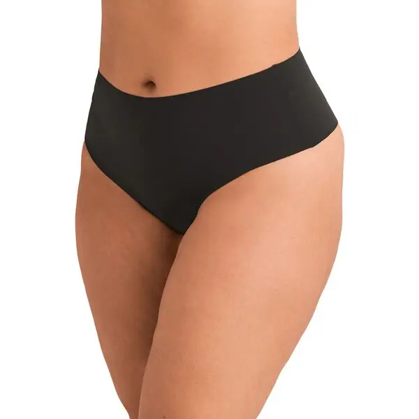 ADORE ME Gabbie Thong Panties - Black