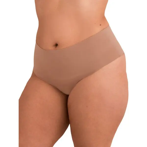 ADORE ME Gabbie Thong Panties - Medium Beige
