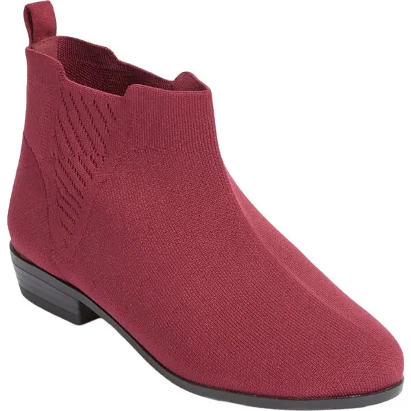 COMFORTVIEW The Aspyn Bootie - Burgundy