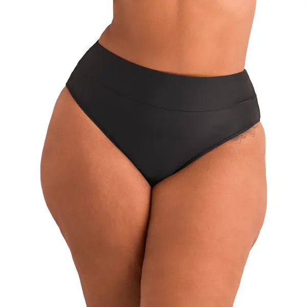 ADORE ME High-waisted Bikini Bottom - Black