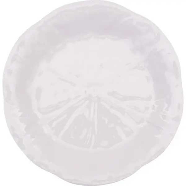C&F HOME White Cabbage Leaf Set Of 4 Salad Serving Plates 8.5 - Green