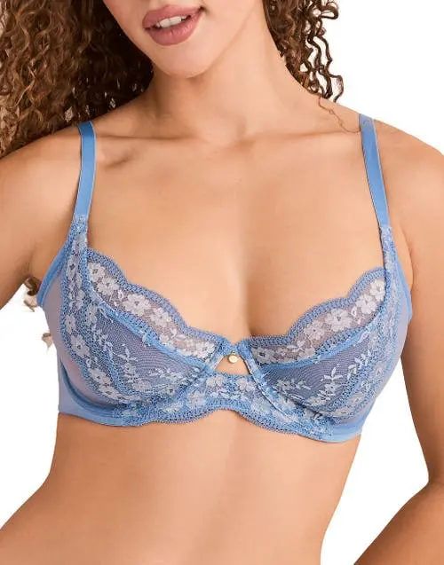 ADORE ME Elea Unlined Full Coverage Bra - Medium Blue