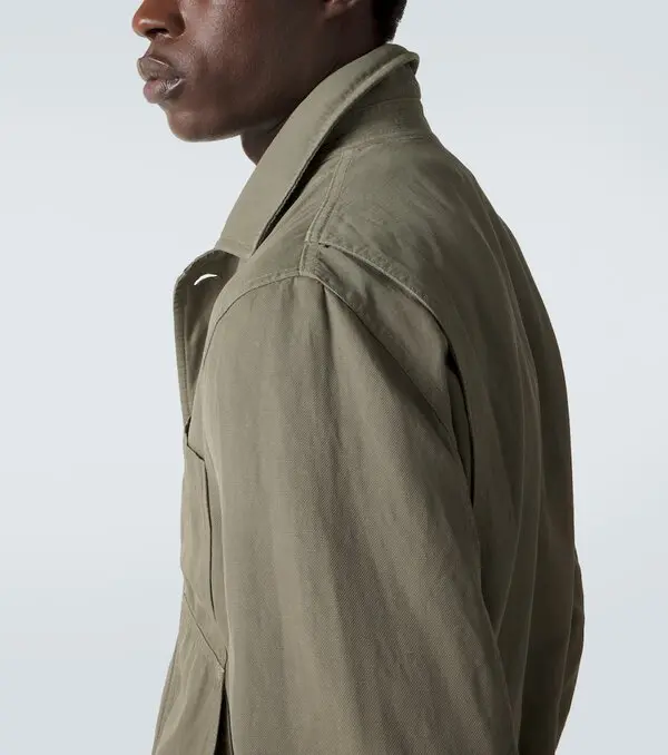 Brunello Cucinelli Cotton And Linen Field Jacket