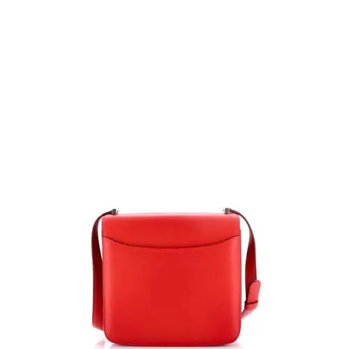 Hermès 2002 Shoulder Bag Evercolor 20 - Red