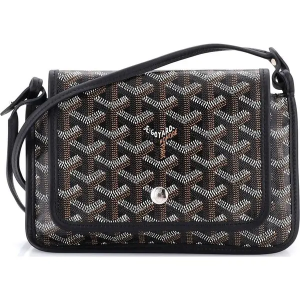 Goyard Plumet Clutch Wallet Coated Canvas - Black