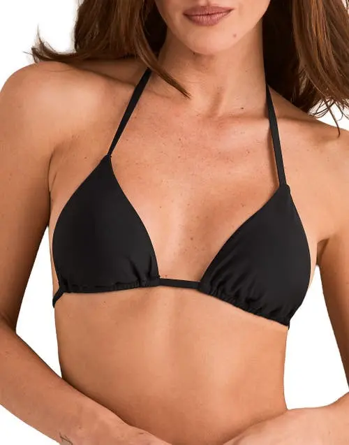 ADORE ME Tenny Triangle Bikini Top - Black