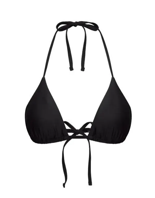 ADORE ME Tenny Triangle Bikini Top - Black