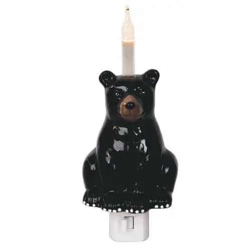 GALLERIE II Bear Night Nightlight - Black