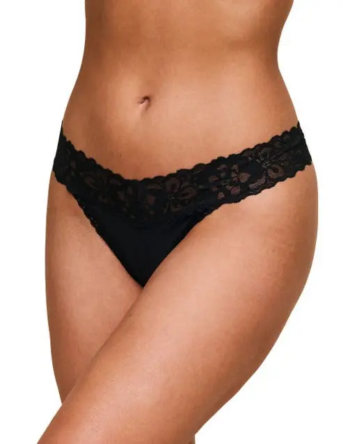 ADORE ME Kourtnie Thong Panties - Black