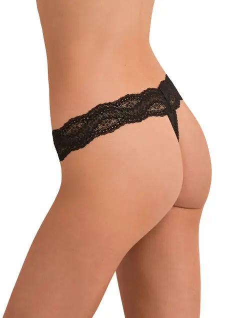 ADORE ME Maylis Thong Panties - Black