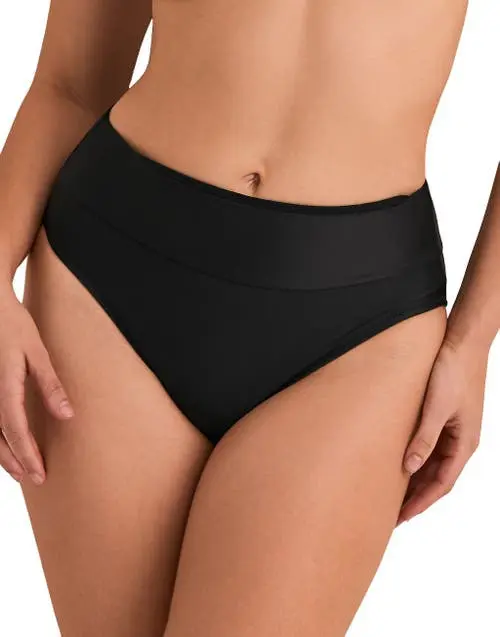 ADORE ME Perry Swimwear High Waisted Bottom - Black