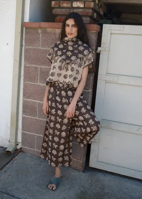 Ace & Jig Oversized Tassel Bandana - Botanical