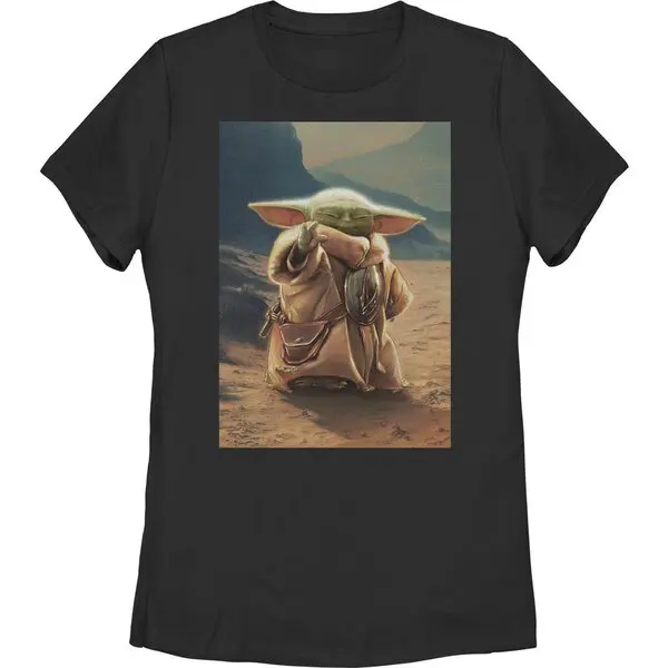 STAR WARS: THE MANDALORIAN AND GROGU The Child Force Poster Short Sleeve Graphic T-shirt