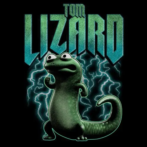 HOPPERS Tom Lizard Electrifying Pose Graphic T-shirt