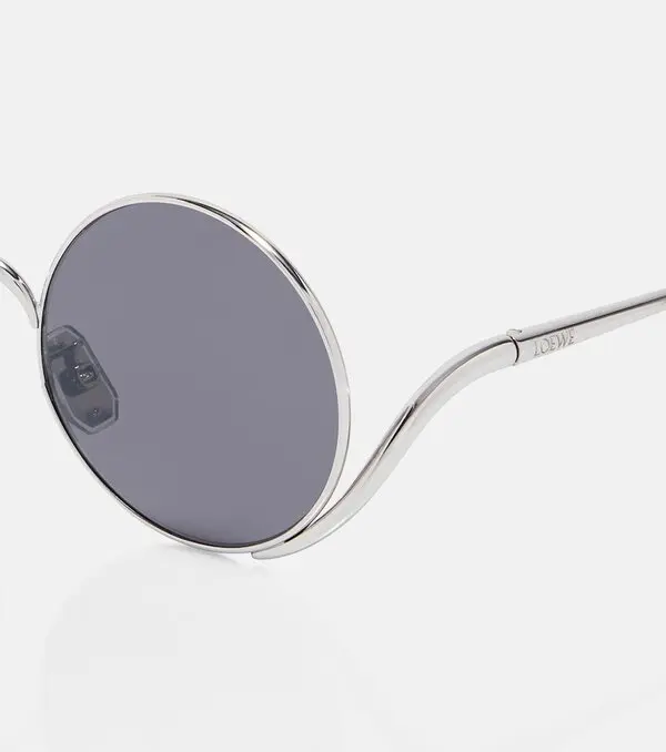 Loewe Signature Round Sunglasses - Silver