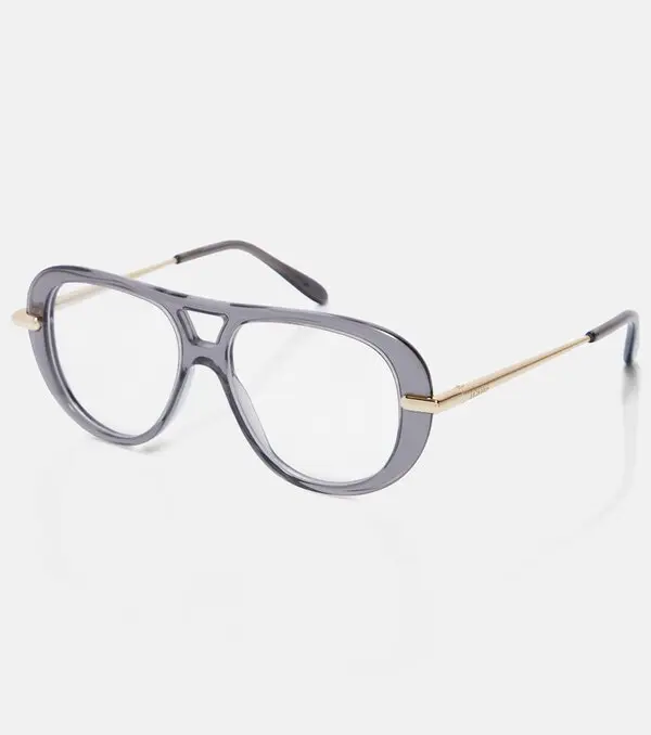 Loewe Slim Aviator Glasses - Grey