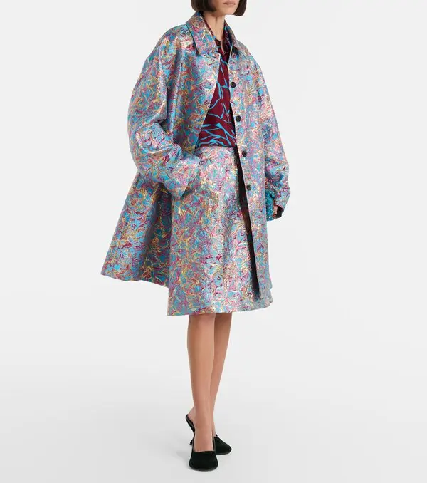 Dries Van Noten Brocade Coat