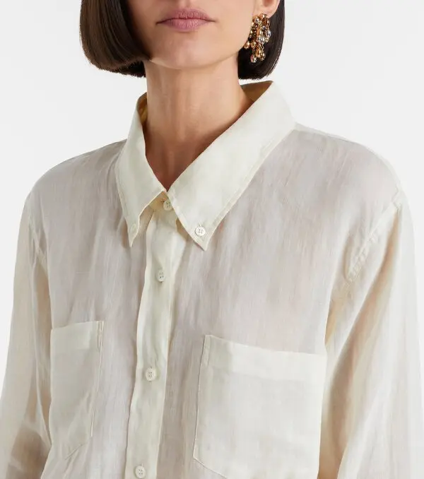 Dries Van Noten Oversized Ramie Shirt