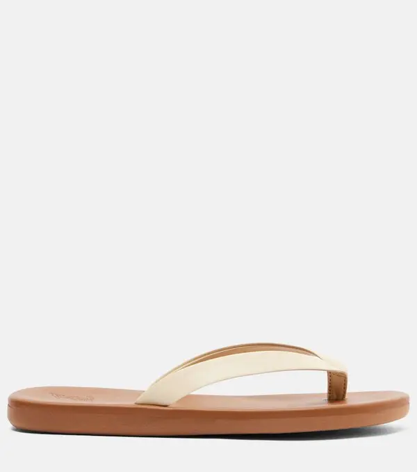 ANCIENT GREEK SANDALS Saionara Leather Thong Sandals - Brown