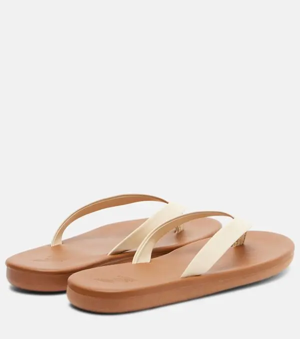 ANCIENT GREEK SANDALS Saionara Leather Thong Sandals - Brown