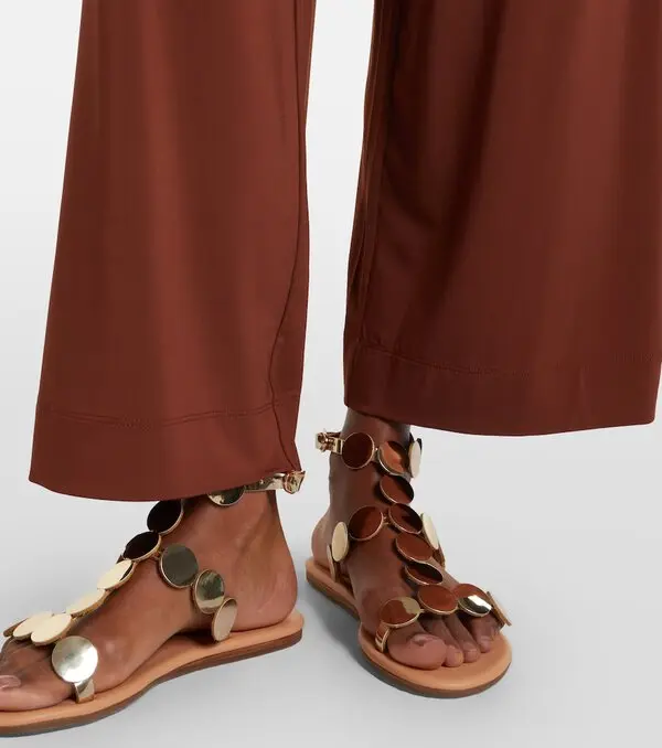 Max Mara Onorata Wide-leg Pants - Brown