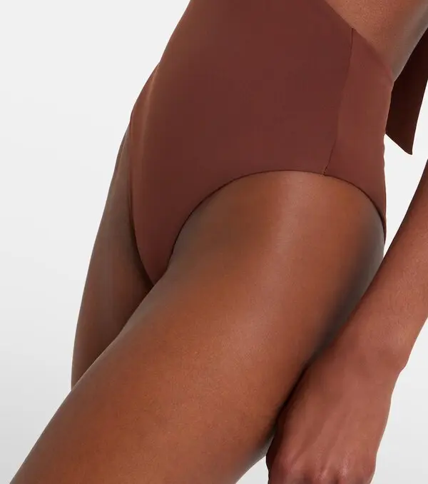 Max Mara Cambra Cutout Swimsuit - Brown