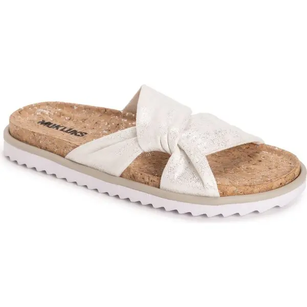 MUK LUKS Jazmine Sandal - Silver