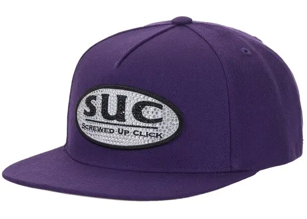 Supreme Dj Screw Suc 5 Panel Cap - Purple