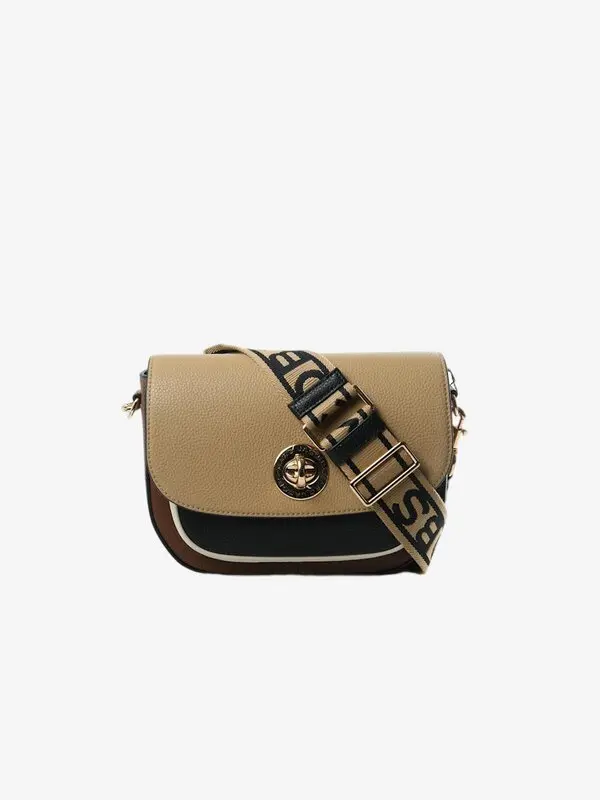 Marc Jacobs Cb Signet Turnlock Saddle Bag - Cognacul
