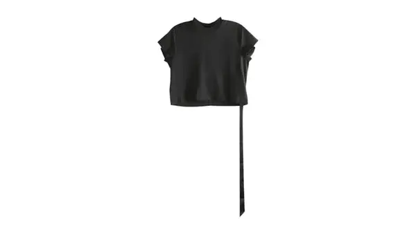 Rick Owens Cropped Level Ii T-shirt - Black