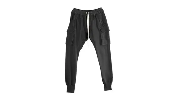 Rick Owens Pantaloni Mastodon Cut Pants - Black