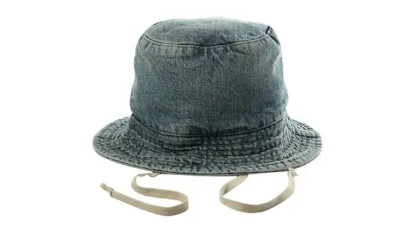 Rick Owens Cappello Denim Gilligan Hat - Washed Indigo